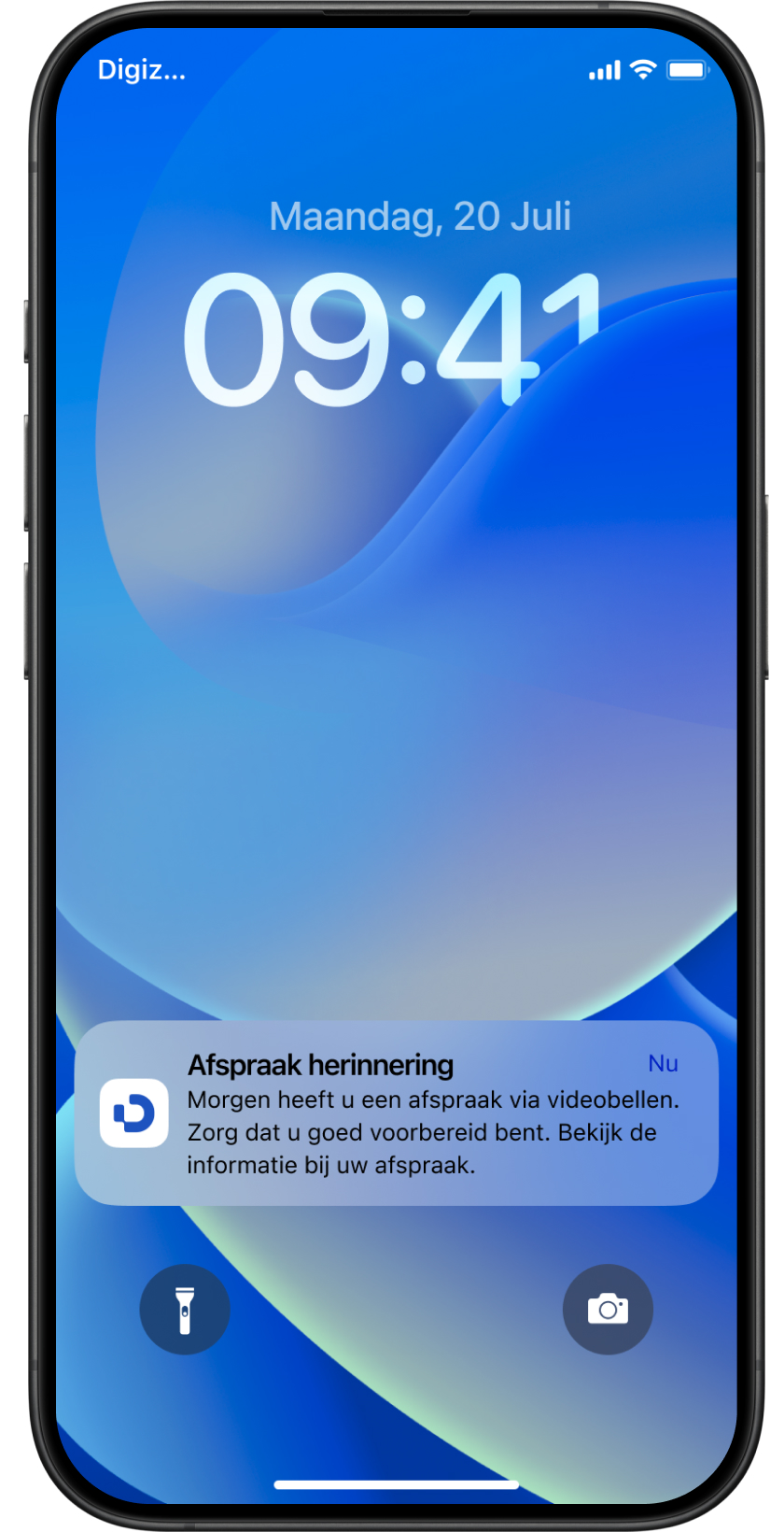 Videobellen in de Digizorg app - Erasmus MC